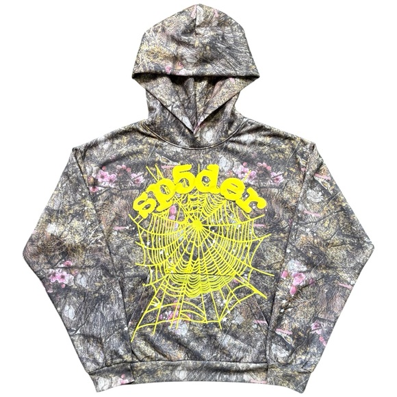 Sp5der | Shirts | Sp5der Real Tree Og Camo Web Hoodie Size Medium ...